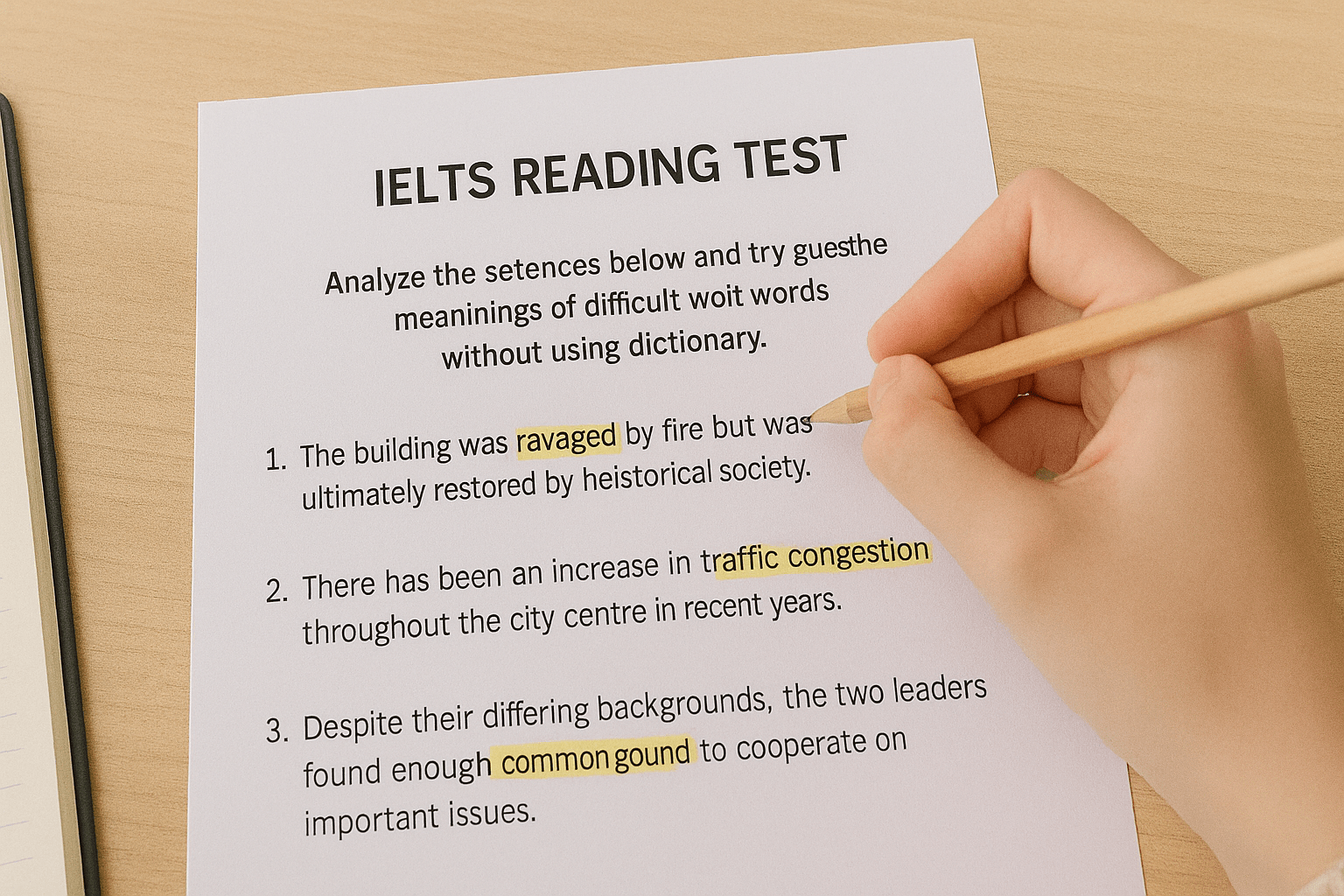 Difficult Words in IELTS Reading | No Dictionary Needed