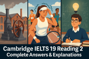 Cambridge 19 Reading Test 2 Full Answers and Explanations