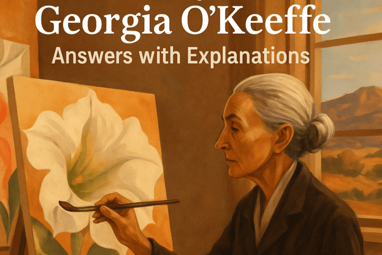 Cambridge 20 Reading Test 4 Passage 1 Georgia O’Keeffe